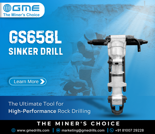 GS658L Sinker Drill: The Ultimate Tool for High-Performance Rock ...